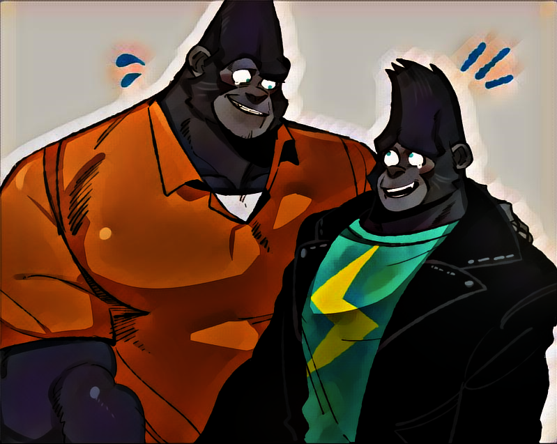 Johnny And Big Daddy Moment Together By Dan The Gorilla 94 On Deviantart