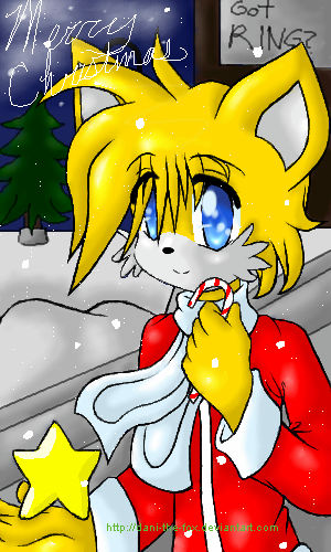 Merry Christmas- chibi tails by Dani-the-Fox on DeviantArt