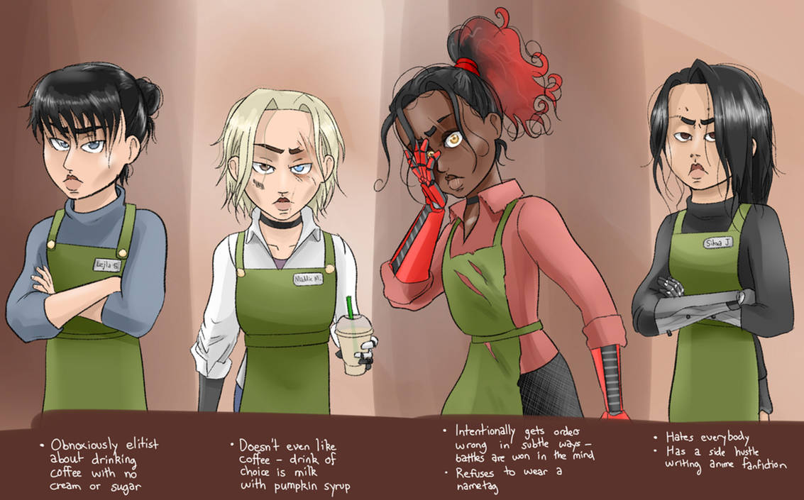 Coffee Shop Au By SCREAMBLACK On DeviantArt coffee-shop-au-by-screamblack-on-deviantart