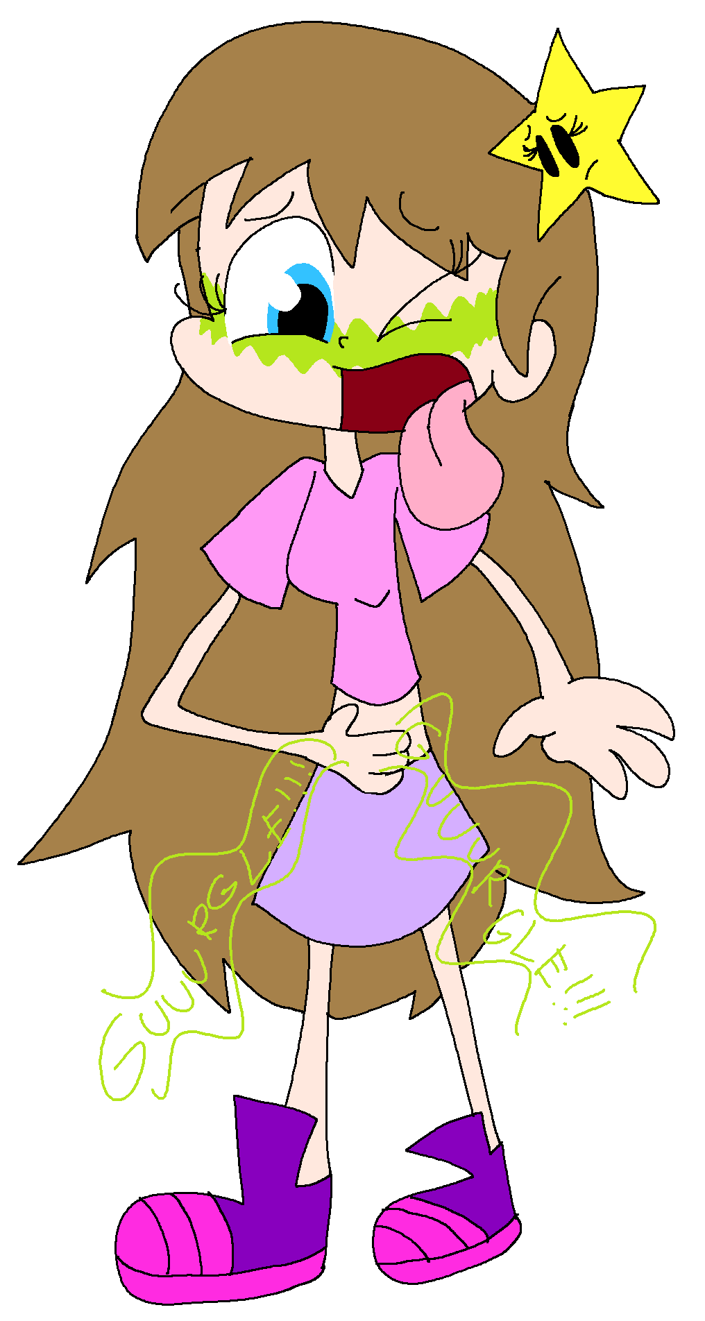 Melodys Tummy Ache By Lapisfan2055 On Deviantart