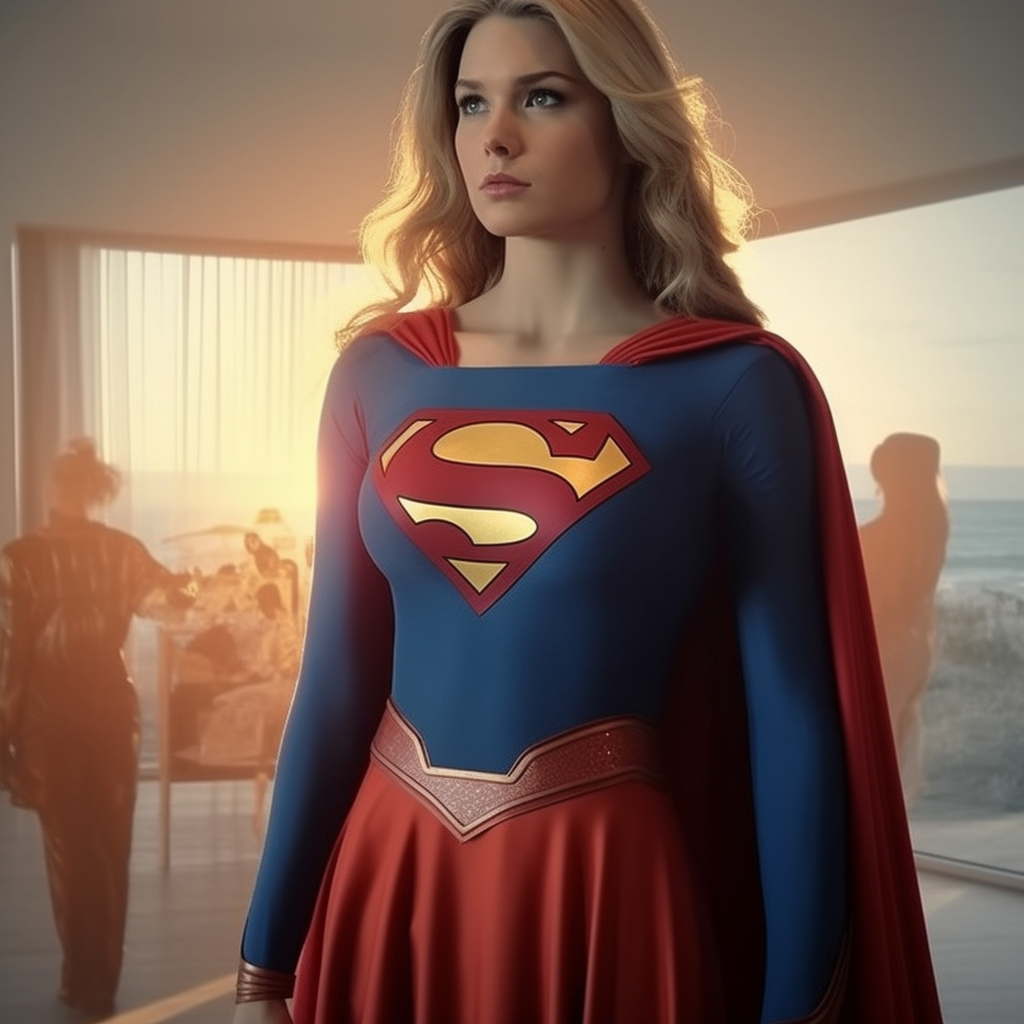 Ai Supergirl In The Morning By Bradbarry2 On Deviantart