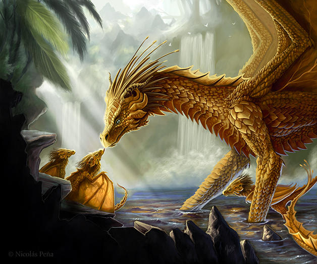 Golden Dragon By Amisgaudi On DeviantArt golden-dragon-by-amisgaudi-on-deviantart