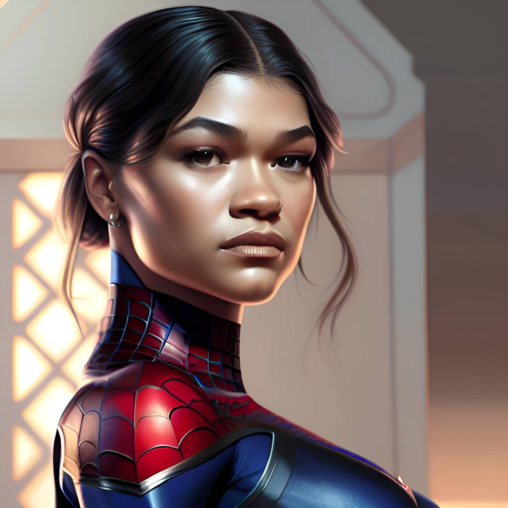 Zendaya Spiderman By Katzartnation On Deviantart