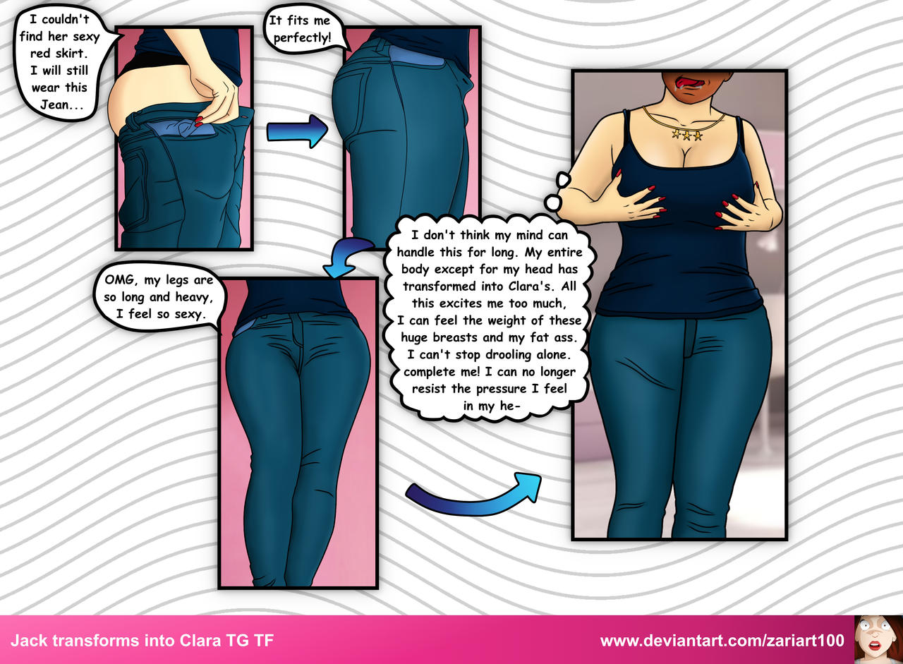 Jack Transforms Into Clara Tg Tf Commission P6 By Zariart100 On Deviantart