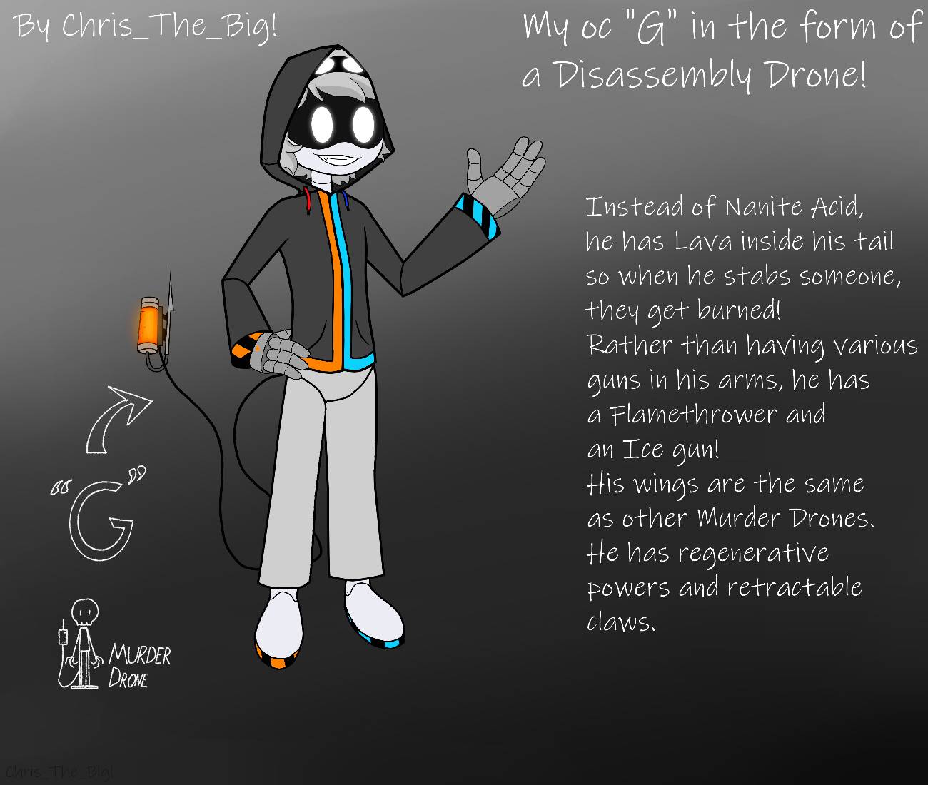 My oc G as a Disassembly Drone by Chris-The-Big on DeviantArt My oc G as a Disassembly Drone by Chris-The-Big on DeviantArt