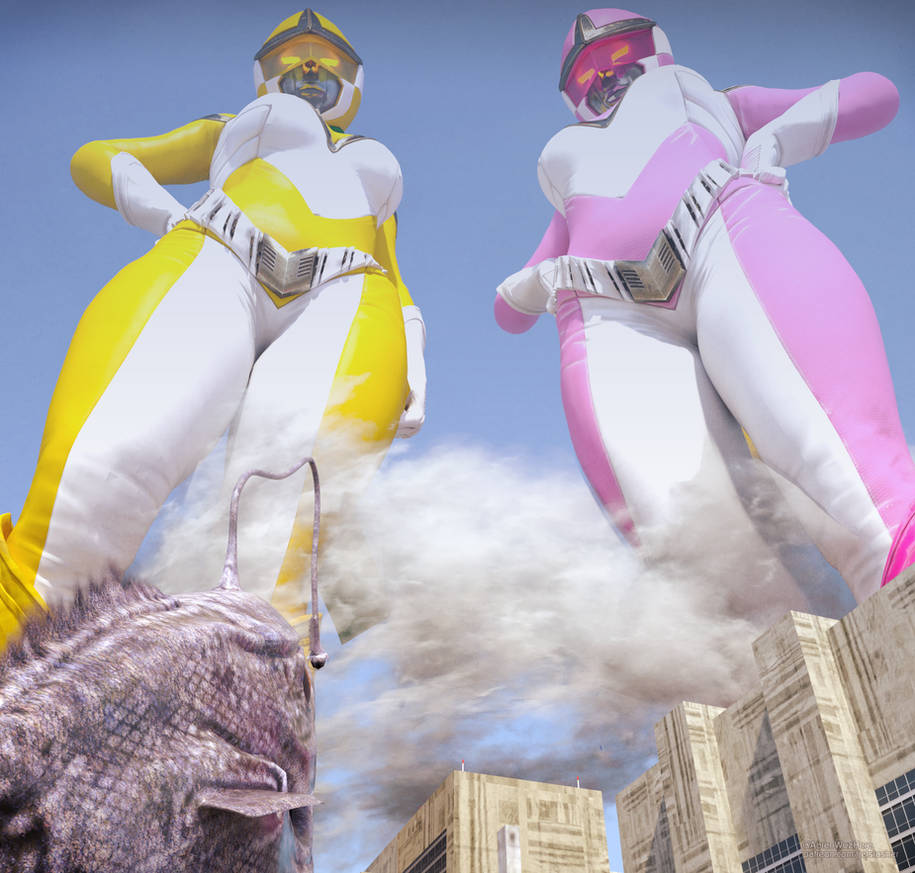Mighty Giga Ultra Rangers By Jetslasher On Deviantart