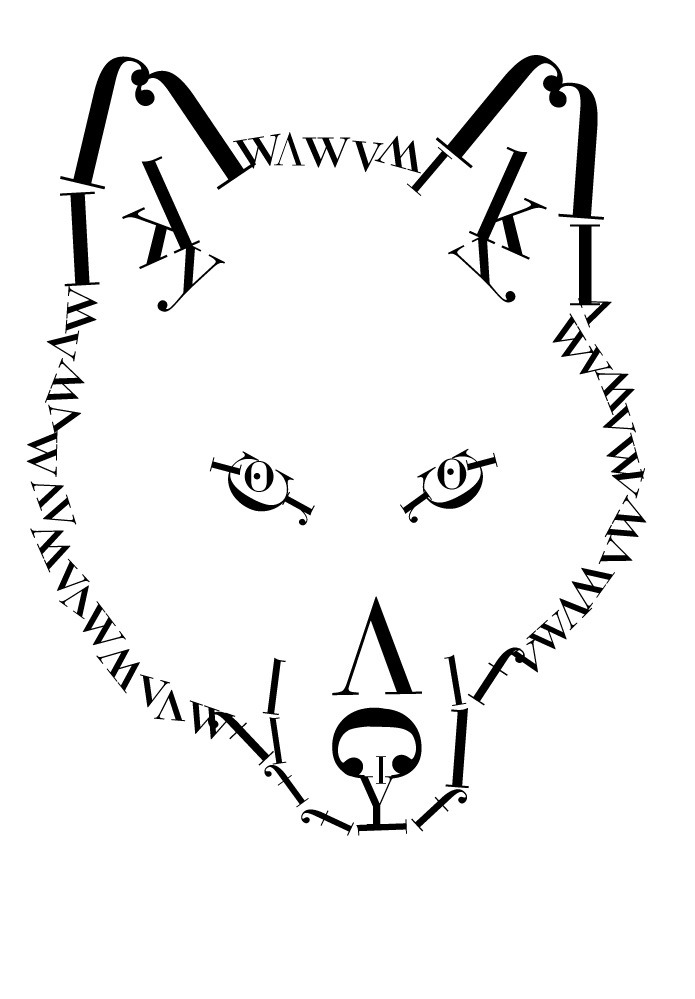 alphabet wolf by eiChi17 on DeviantArt
