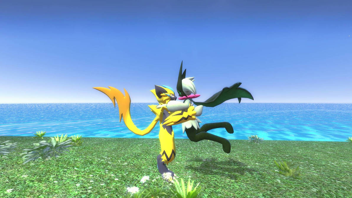 Zeraora Is Happy To See Meowscarada By Sonicx804 On Deviantart