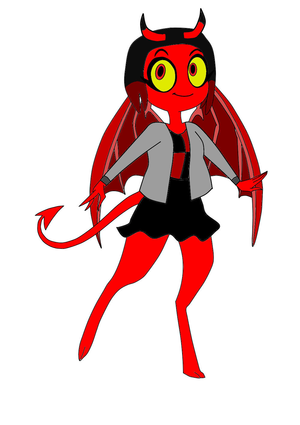 Helluva Team - Andi Mayday by GoldenWraith on DeviantArt Helluva Team - Andi Mayday by GoldenWraith on DeviantArt