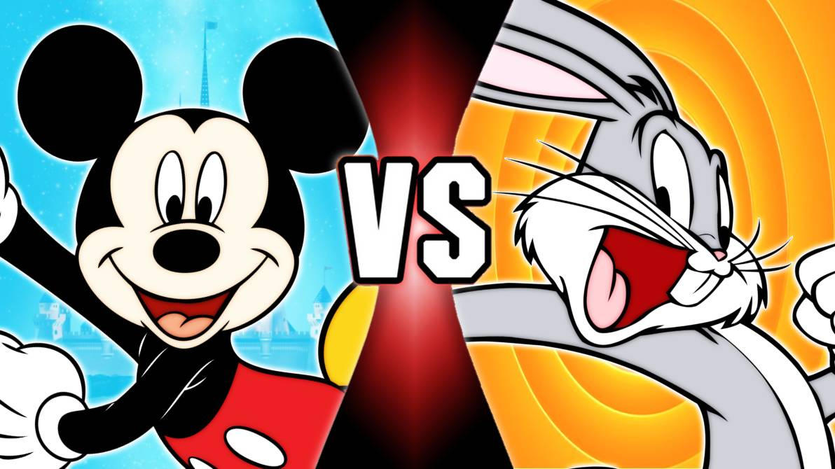 Mickey Mouse Vs Bugs Bunny By Amyrose16yt On Deviantart