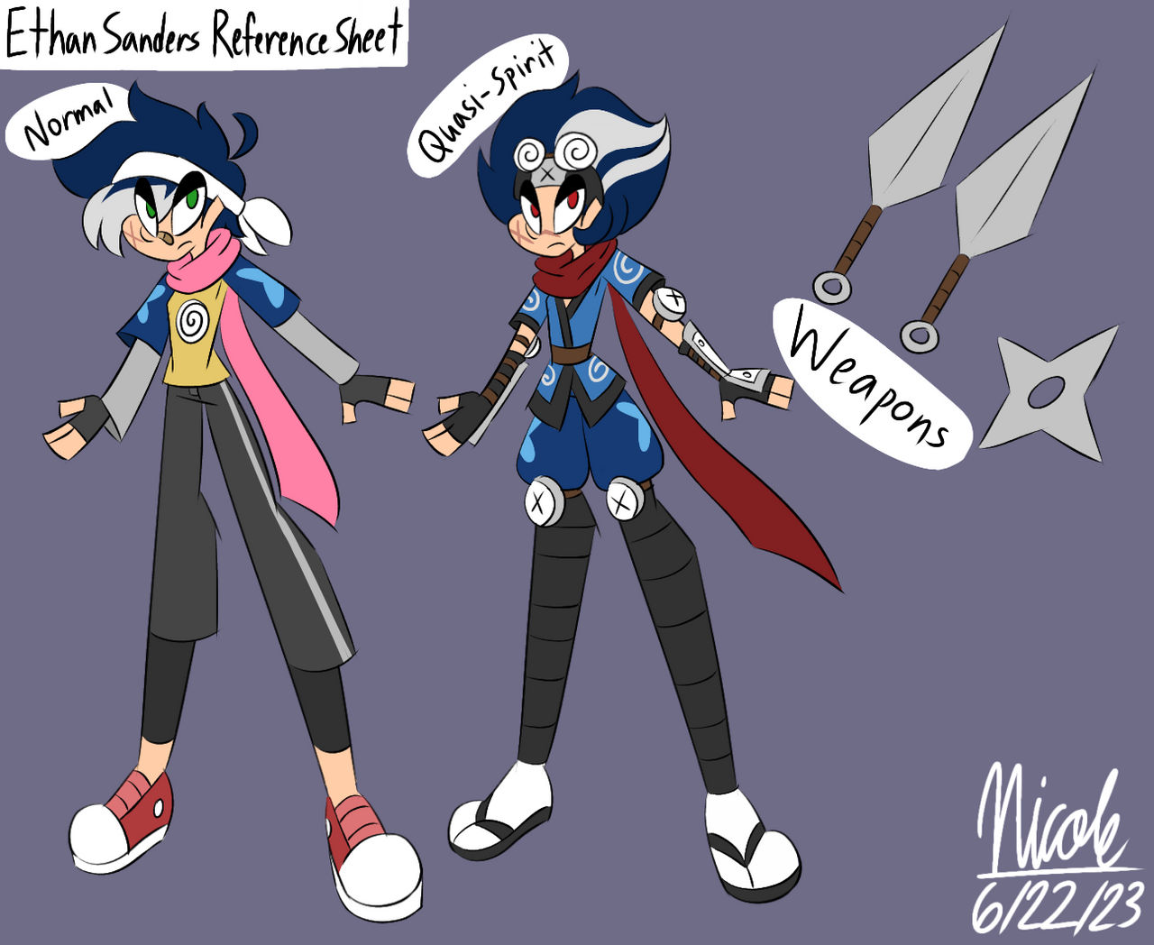 Ethan Redesign Greninja Gijinka Oc By Ezekiel678 On Deviantart