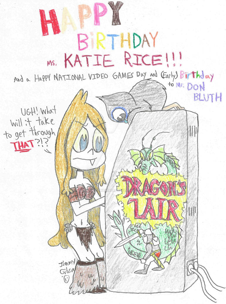 Katie Rice Birthday And National Video Games Day By Celmationprince On