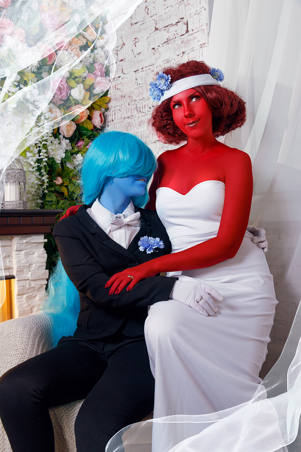Sapphire And Ruby Wedding Cosplay By Sioxanne On Deviantart
