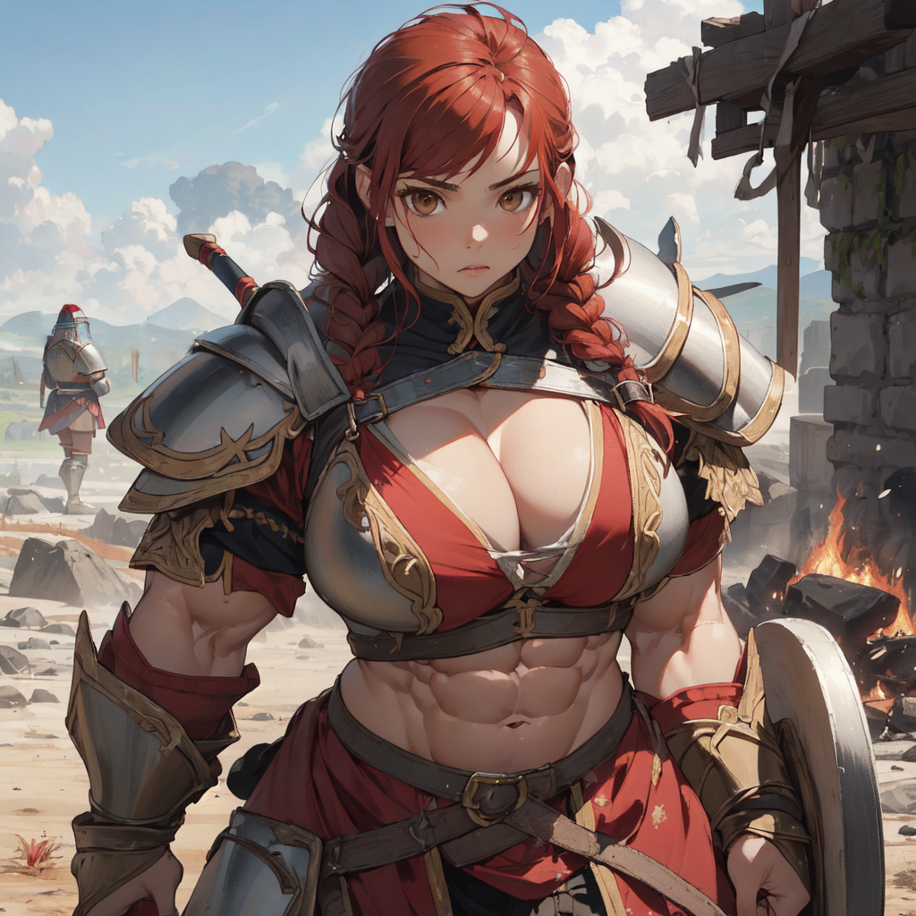 Dwarf female warrior v2 (PixAI.art) by DAtikitaka on DeviantArt Dwarf female warrior v2 (PixAI.art) by DAtikitaka on DeviantArt