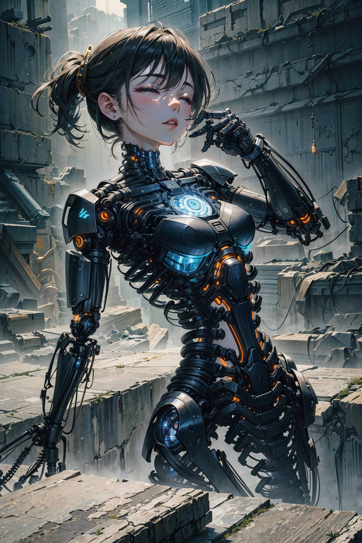 Cyborg Girl By Zakshirakdoshirak On Deviantart