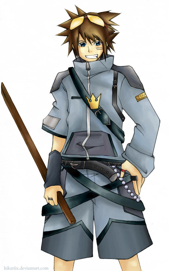 Sora -COLOR- by hikariix on DeviantArt