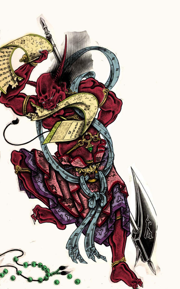 Oni_ Coloured_Horiyoshi III by krisbowen on DeviantArt