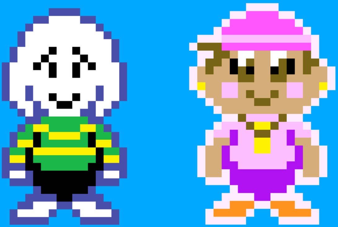 Asriel And Izzy Sprites By Bomb Hedgehog On Deviantart