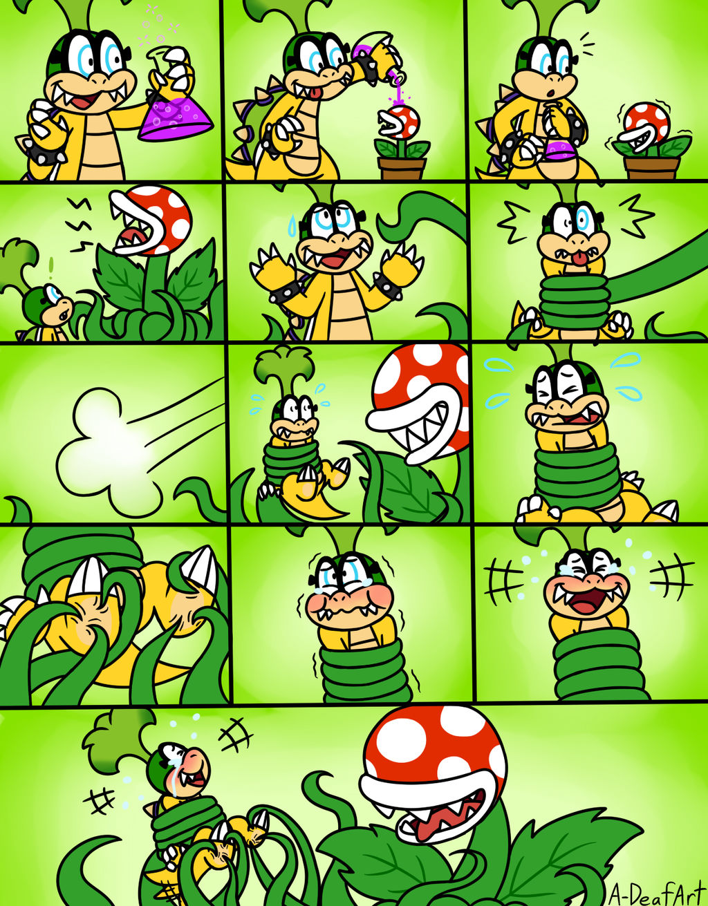 Green Tickle By Handyxrussell10 On Deviantart