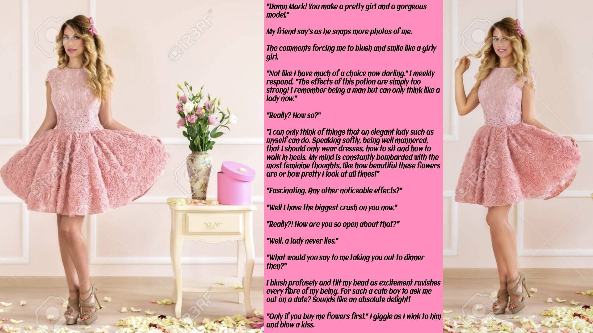 Becoming Girly Tg Caption
