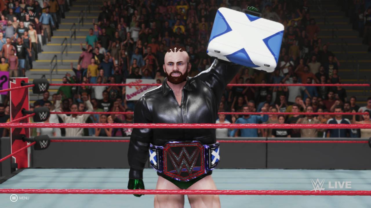 Marco Richards and his custom MITB briefcase by TheScottishFox on ... Marco Richards and his custom MITB briefcase by TheScottishFox on ...