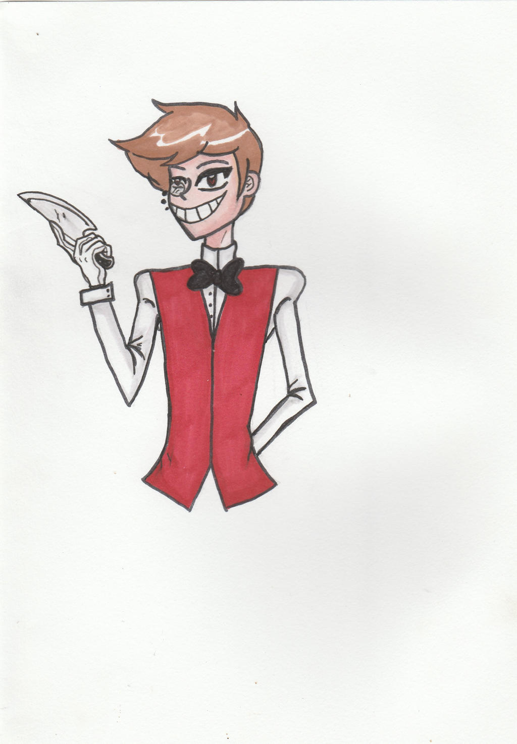 Human Alastor By Demolitionfoxx On Deviantart