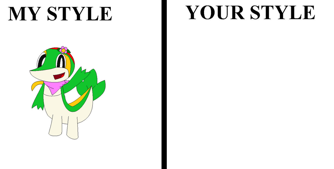 Ember The Snivy Style Meme By Clarenzesinghson On Deviantart