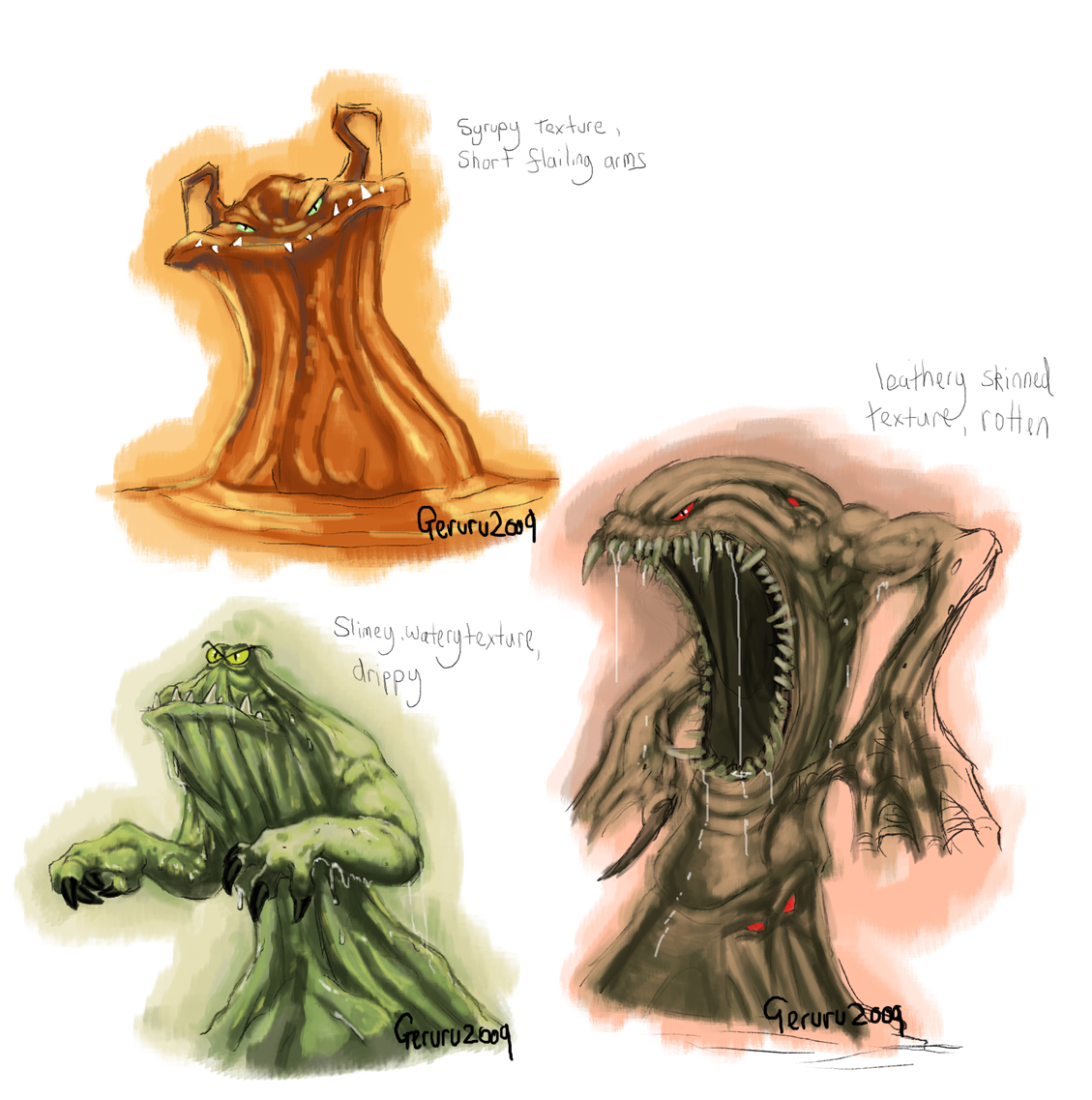 Blob Monster Concepts By Greywyrd On Deviantart