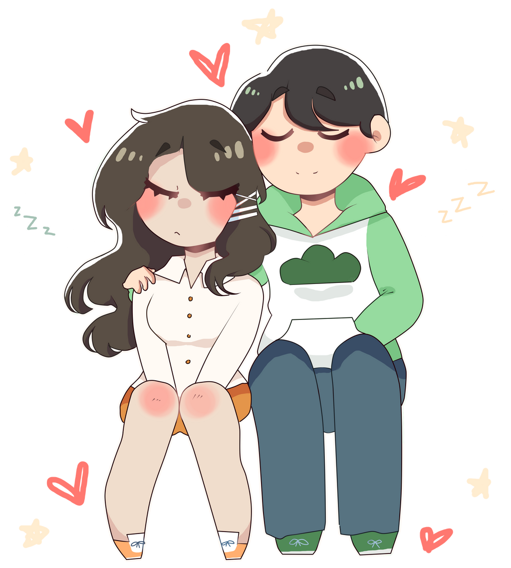 Snuggle Couple By Peach Iie On Deviantart