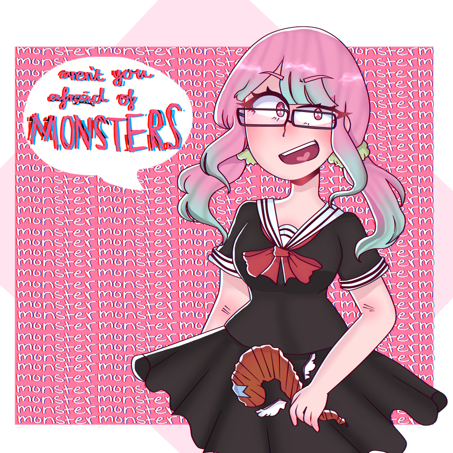 Arent You Afraid Of Monsters By Peach Iie On Deviantart