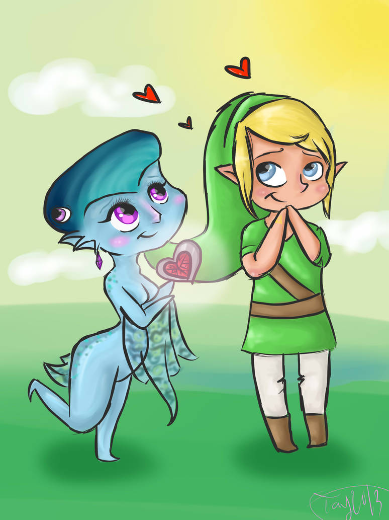 Princess Ruto And Link By Tstarylor On Deviantart