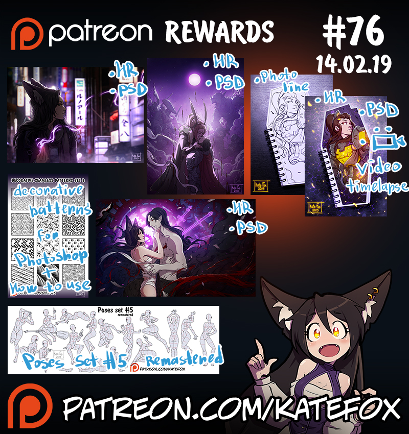 Patreon Rewards 76 By Kate Fox On Deviantart