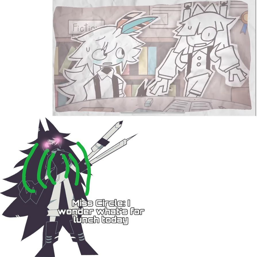 Abbie Was Scared Bc Miss Circle Was Gonna Eat Her By Noe0123 On Deviantart