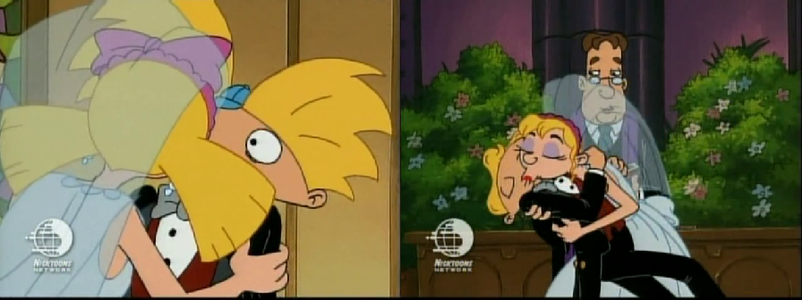 Hey Arnold Arnold And Helga Marriage Kiss By Dlee1293847 On Deviantart