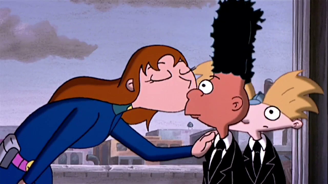 Hey Arnold The Movie Bridget Kisses Gerald By Dlee1293847 On Deviantart