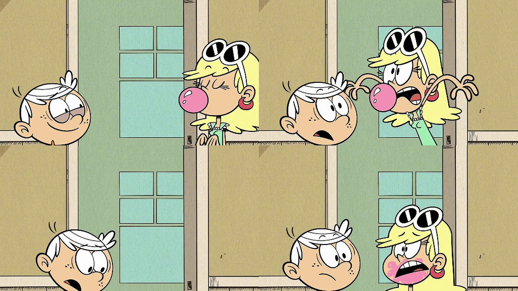 Loud House Leni Walking And Chewing Gum By Dlee1293847 On Deviantart