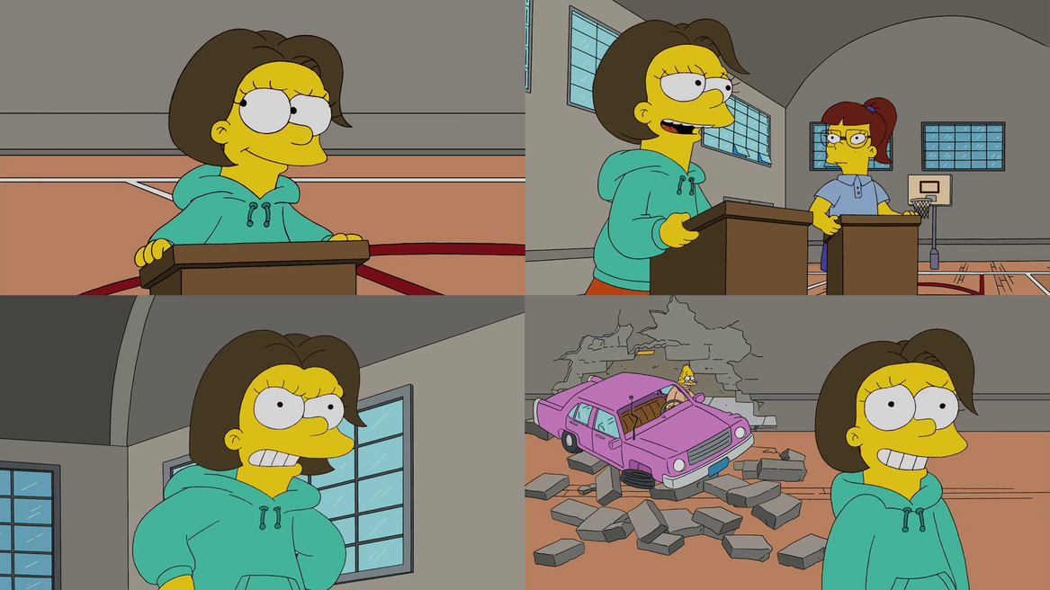 The Simpsons Lisa With Brown Hair By Dlee1293847 On Deviantart