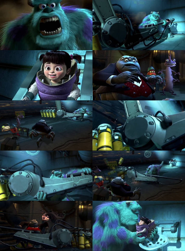 Monsters Inc Sulley Saves Boo By Dlee1293847 On Deviantart