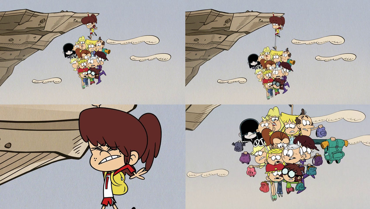 Loud House - The Louds Holding on to Lynn by dlee1293847 on DeviantArt Loud House - The Louds Holding on to Lynn by dlee1293847 on DeviantArt
