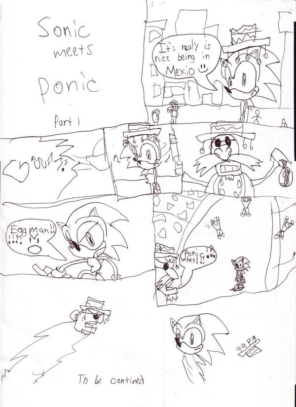 Sonic meets Ponic:part1 by CarlosBandicoot on DeviantArt