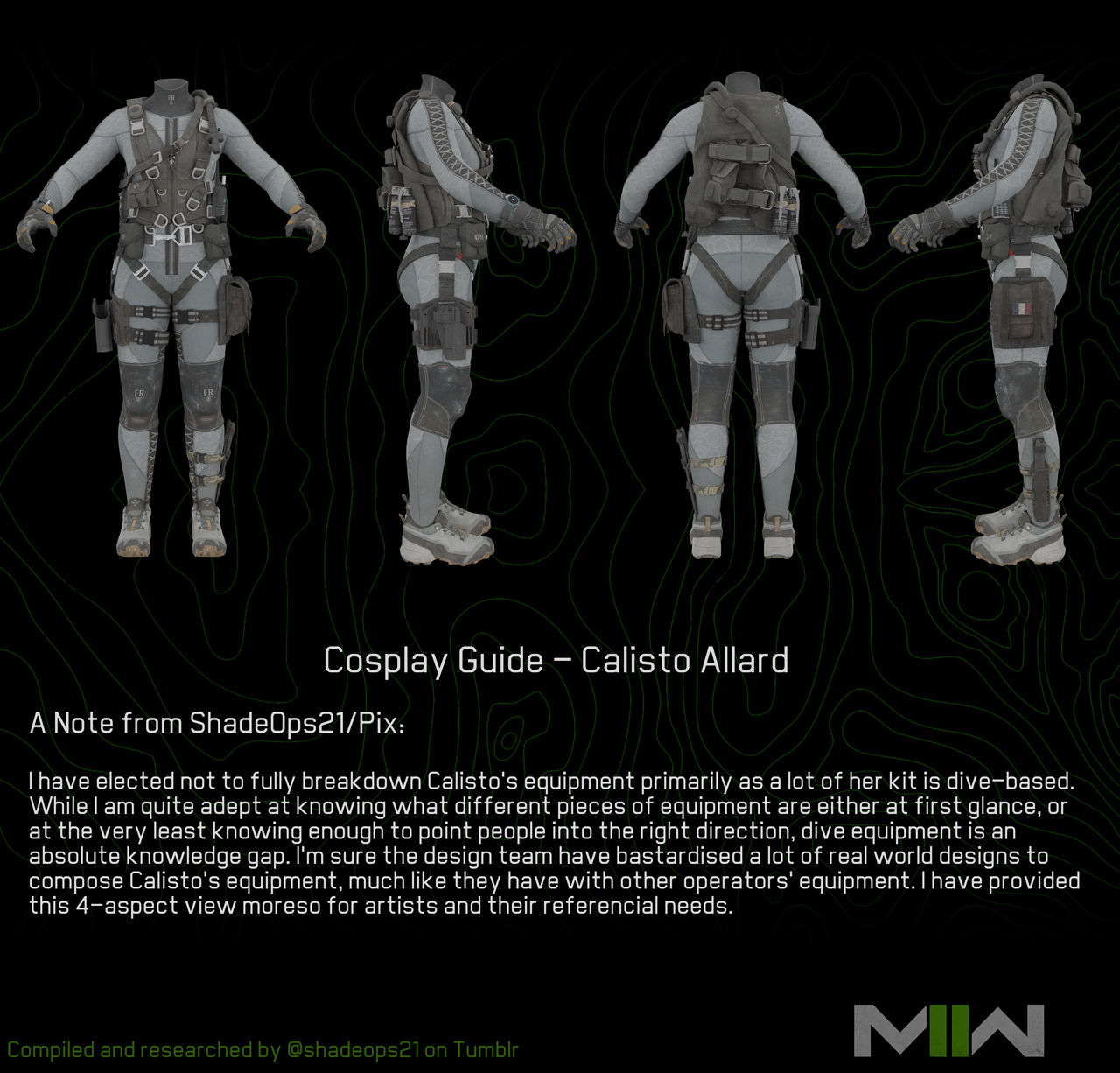 Artist's Guide - Calisto by shadeops21 on DeviantArt Artist's Guide - Calisto by shadeops21 on DeviantArt
