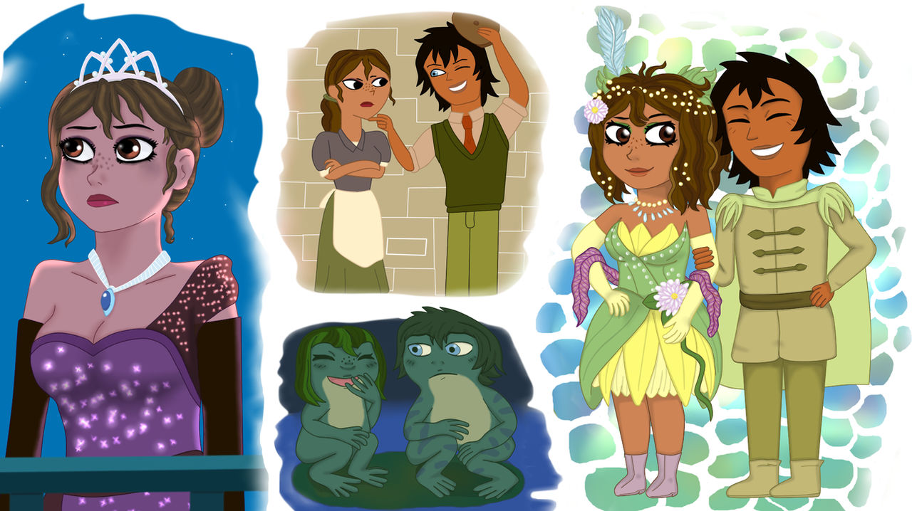 Courtney X Justin X The Princess And The Frog By Teclamaria On Deviantart