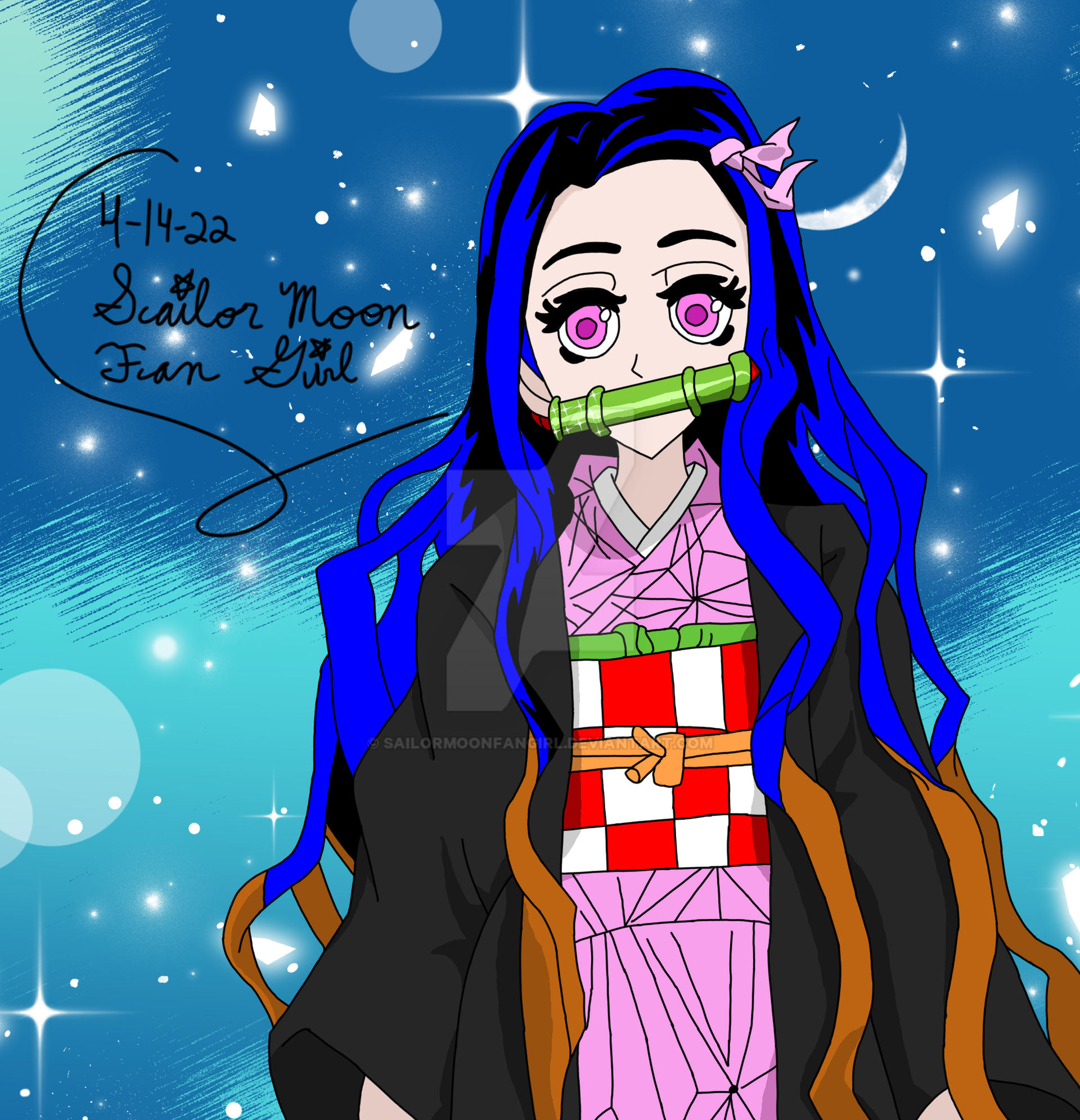 Nezuko Demon Slayer 2 By Sailormoonfangirl On Deviantart