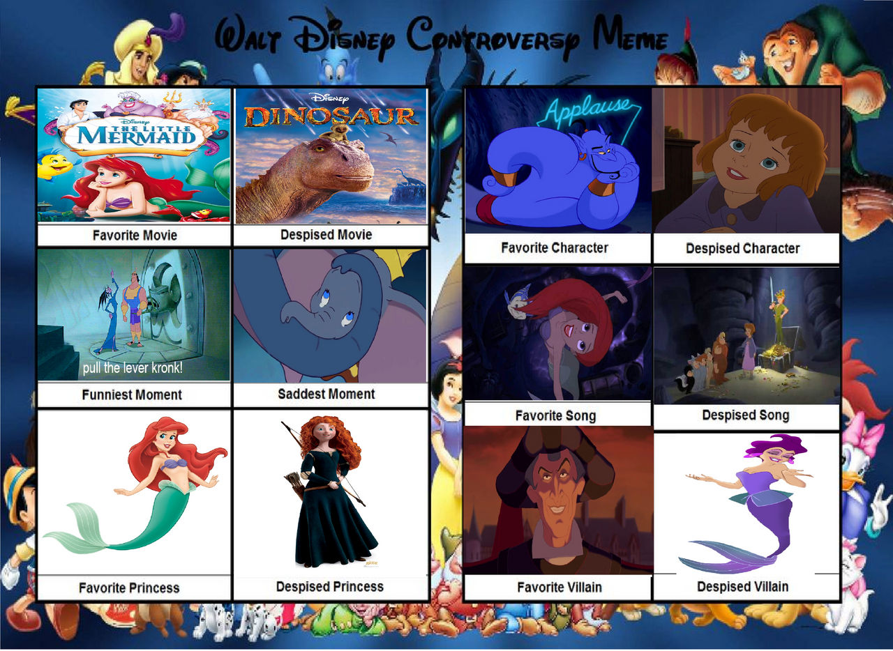 My Disney Controversy Meme By Ghostriderpirate4421 On Deviantart