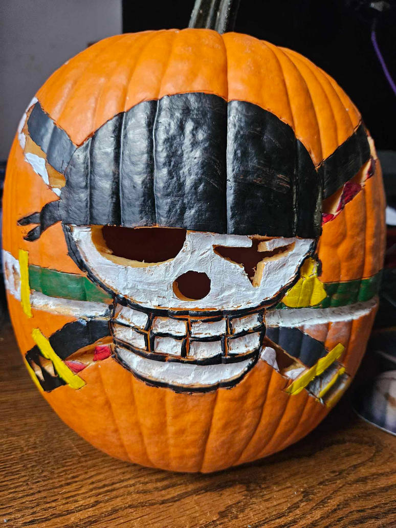 Zoros Jolly Roger Jack O Lantern By Ghostriderpirate4421 On Deviantart