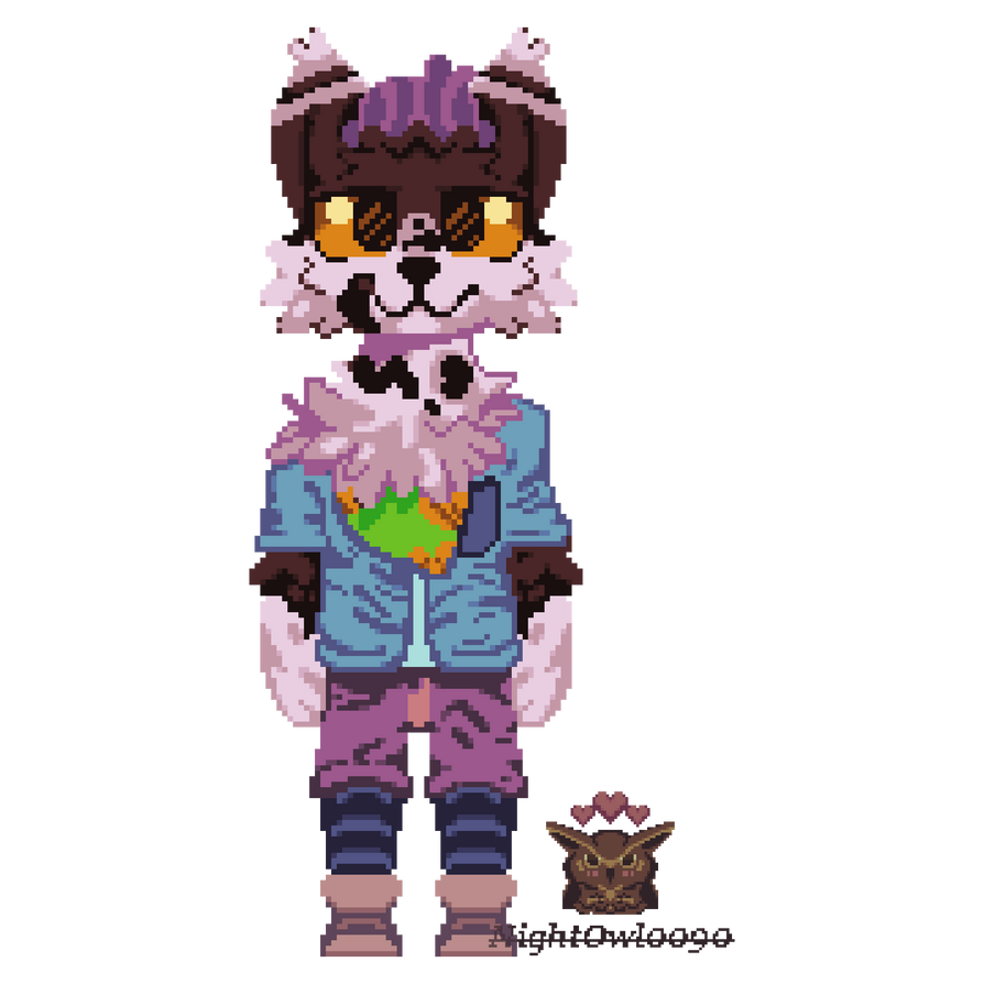 Furry Pixel Art By Nightowl0090 On Deviantart