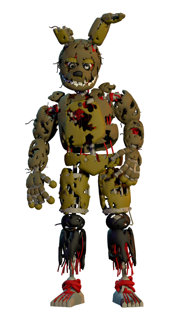 Springtrap V2 Render by skitzoalt on DeviantArt Springtrap V2 Render by skitzoalt on DeviantArt