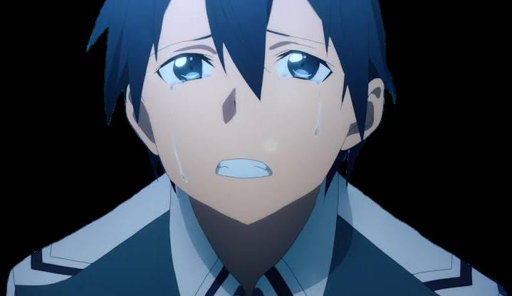 Kirito Crying Render 1 By Azmezilla On Deviantart