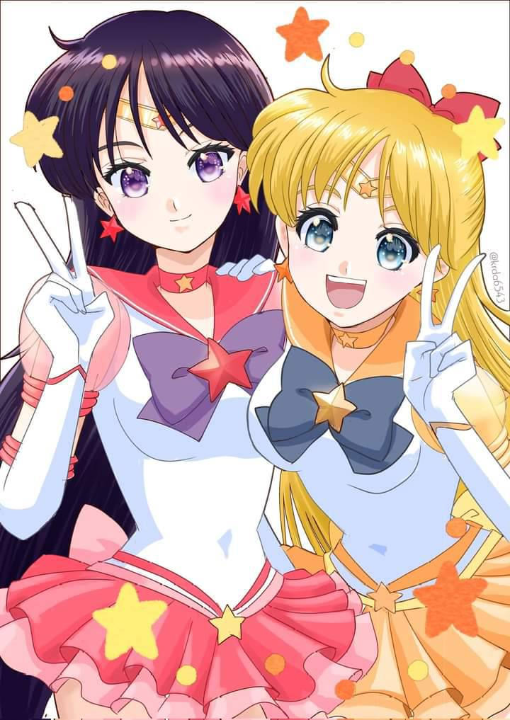 Eternal Sailor Mars And Eternal Sailor Venus Art By Azmezilla On Deviantart