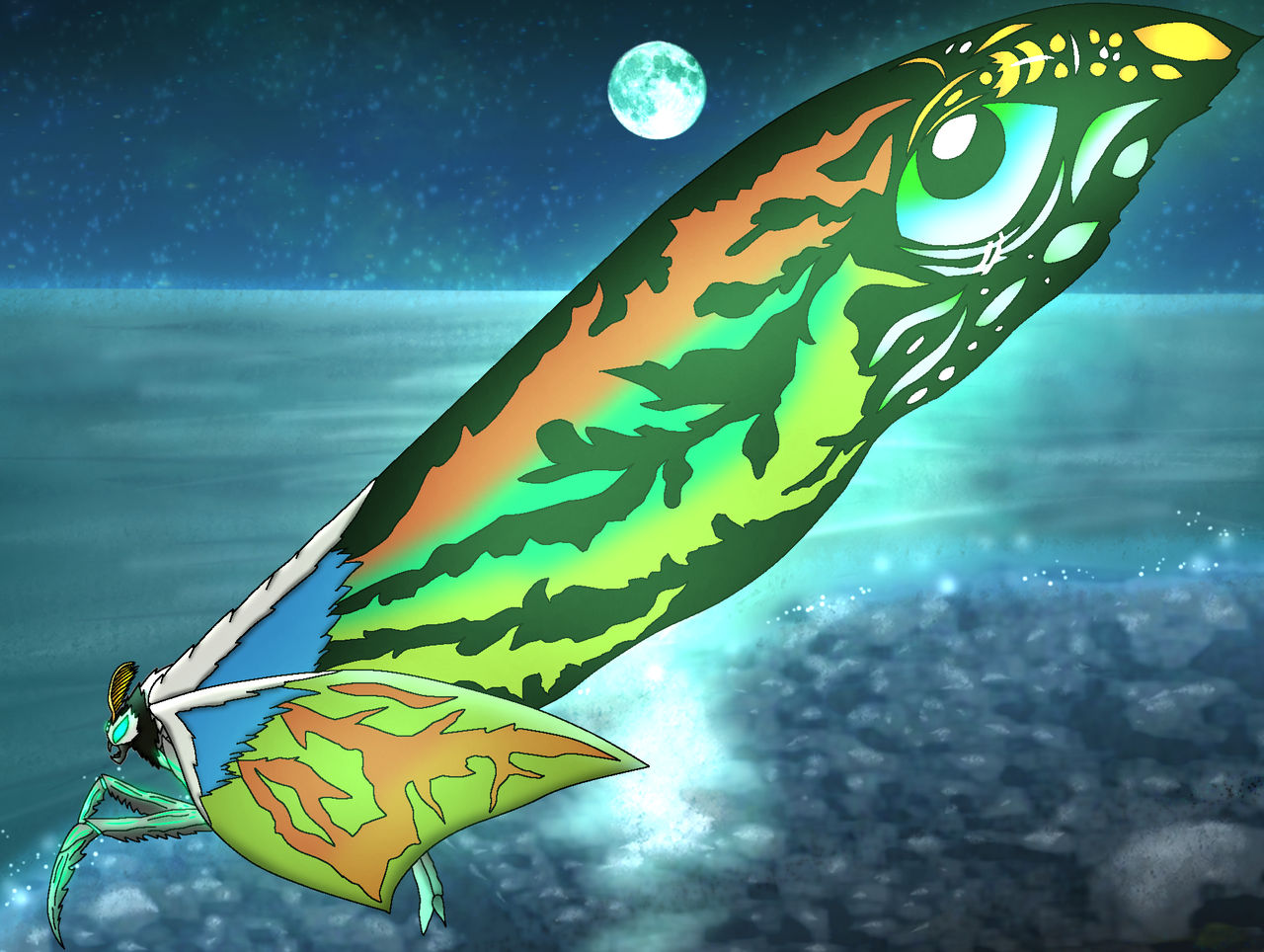 Mv Mothra Leo Neo Queen Of The Monsters Art By Azmezilla On Deviantart
